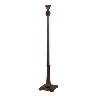 57"H Mission Floor Base - Traditional - Lamp Bases - by Meyda Lighting ...