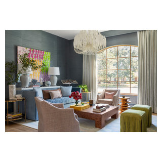 Colorful New Build - Transitional - Houston - by Lynn Holender Designs ...