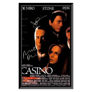 Casino cast signed movie poster, 27x40 inches - Contemporary - Prints And Posters - by Dream On ...