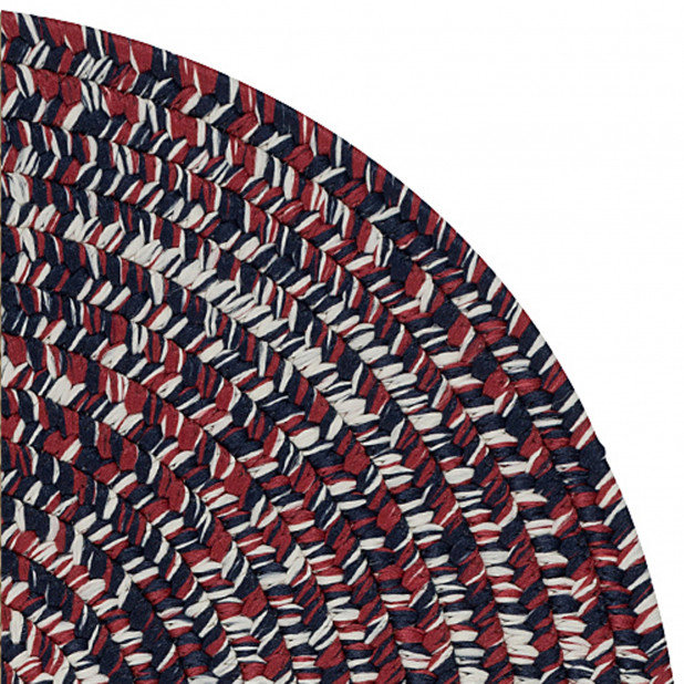 Colonial Mills Rug Laffite Tweed Red/White/Blue Oval, 11X14 ...