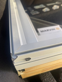 Marvin Ultimate windows with custom casing applied on site