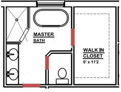 water closet layout