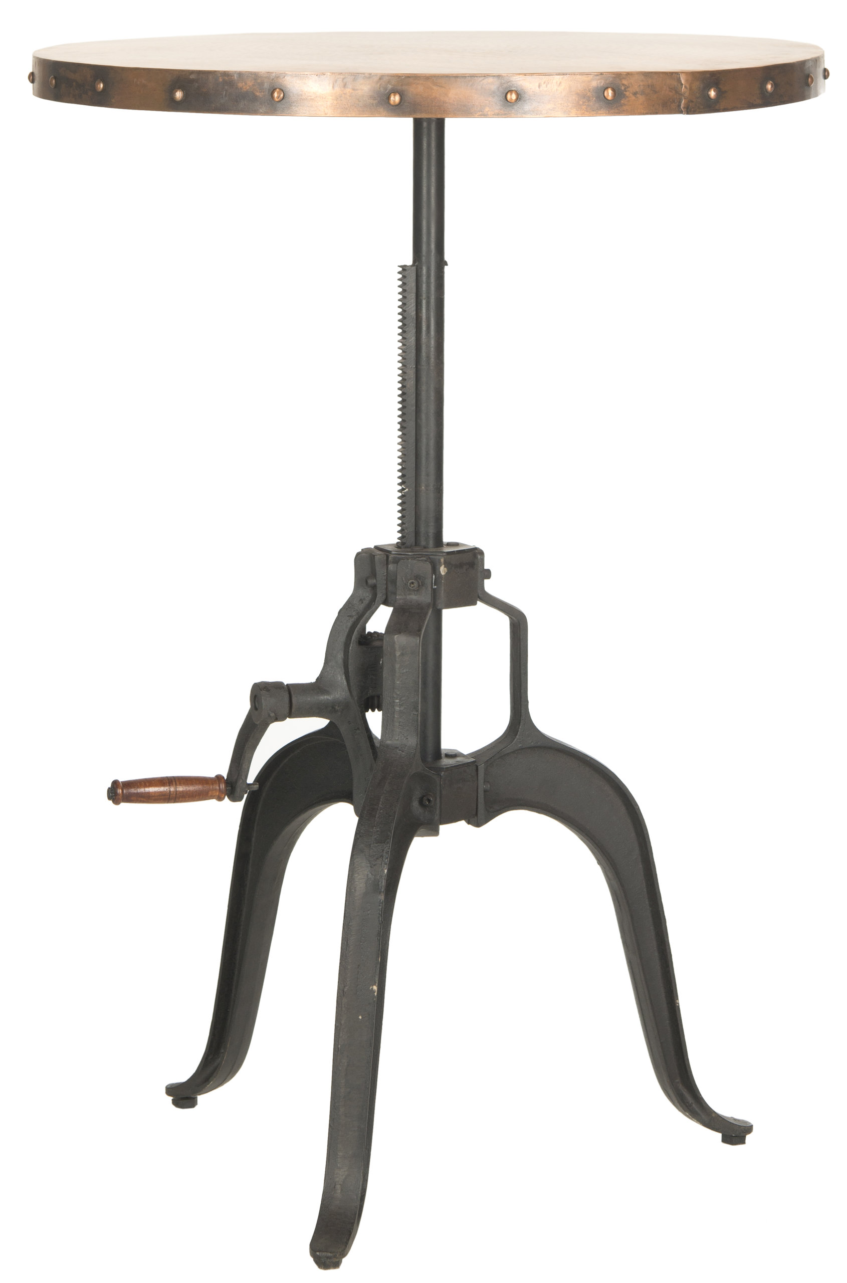 Safavieh Nesta Crank Table, #N/A - Industrial - Indoor Pub And Bistro ...