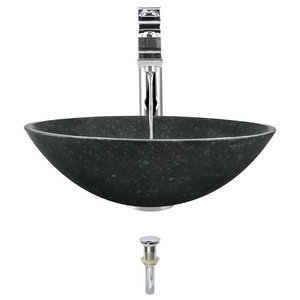 Tapered Natural Stone Vessel Sink - Traditional - Bathroom Sinks - by ...