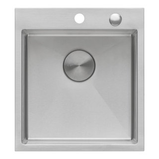 Ruvati 18 x 20 inch Drop-in Topmount Rounded 16 Gauge Kitchen Sink ...
