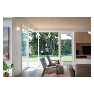 Paddington Perimeter House - Contemporary - Living Room - Brisbane - by ...