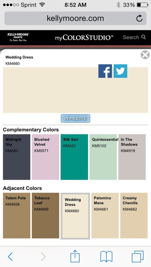 Paint Chip Color Equivalent...
