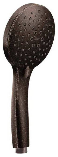 Moen 4in Five-Function Hand Shower with Dual Check Valves, Round ...