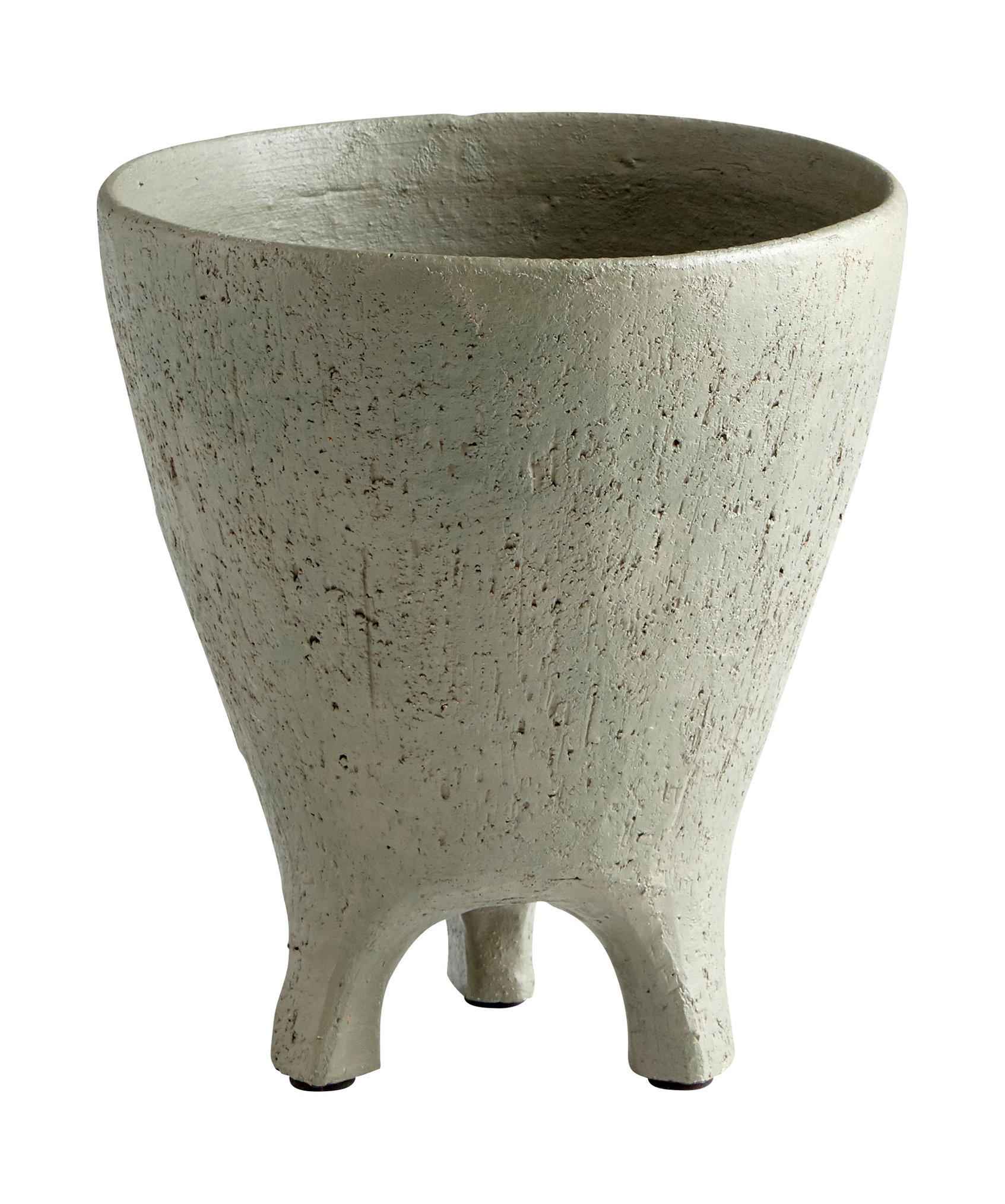 Molca Vase, Gray Large - Farmhouse - Vases - by Hudson Home Decor | Houzz