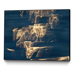 "Dancing Light" Art block Framed Canvas, 28"x22" - Contemporary ...