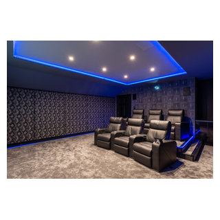 Complete Smart Home System with 6 Seat Cinema - Contemporary - Home ...
