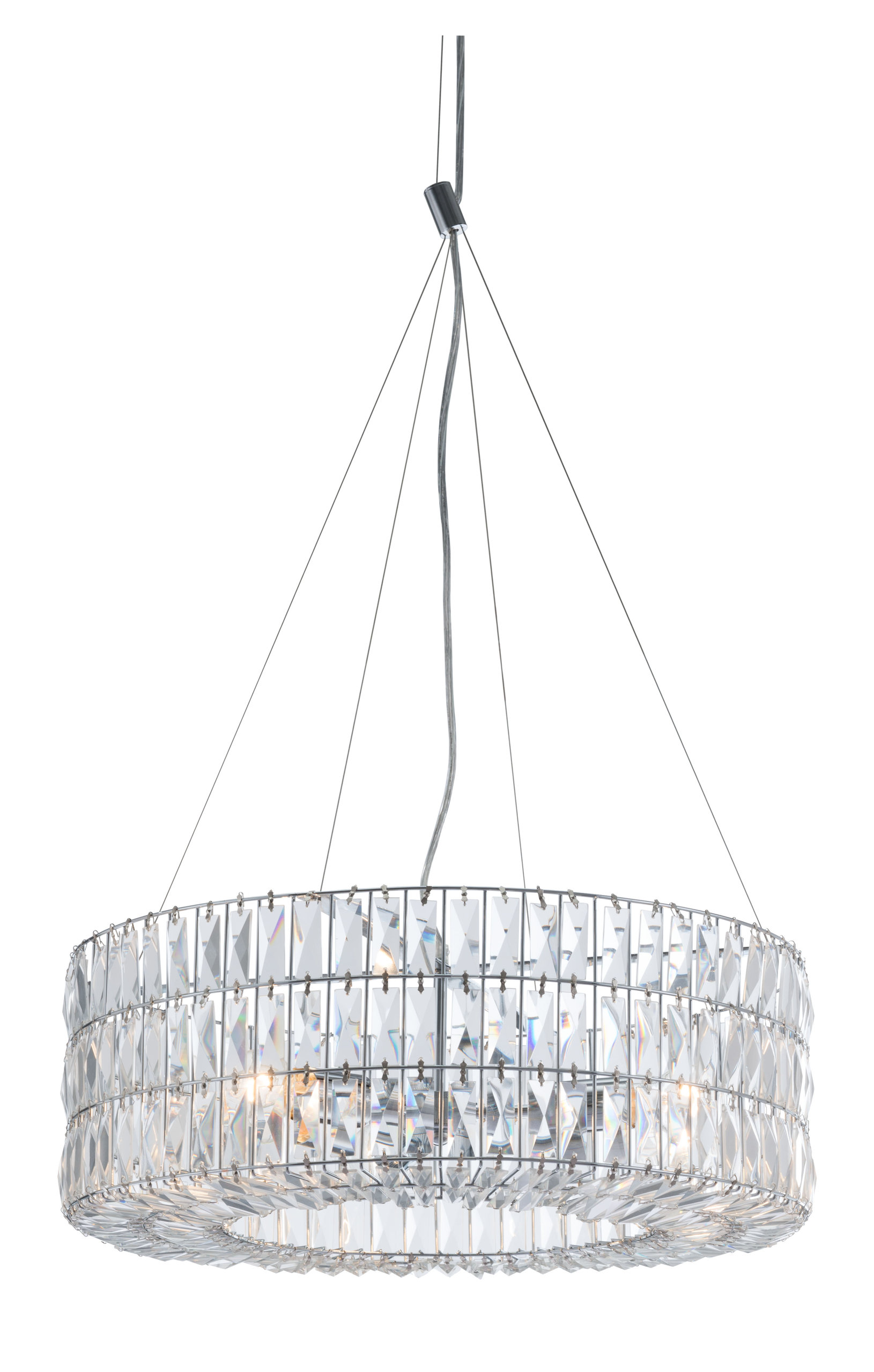 Jena Ceiling Lamp, Chrome - Contemporary - Pendant Lighting - by ...