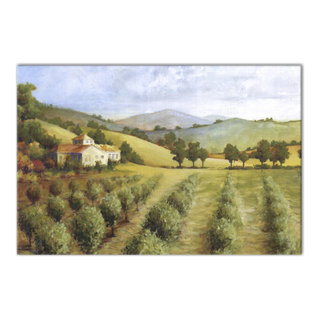 Farm Orchard Field 30x20 Canvas Wall Art - Farmhouse - Prints And ...