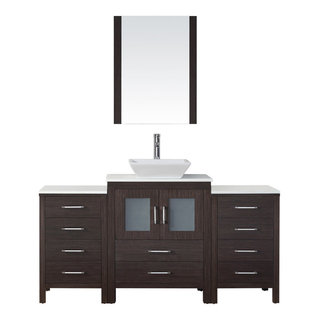 Dior Bathroom Vanity, 64 - Contemporary - Bathroom Vanities And Sink ...