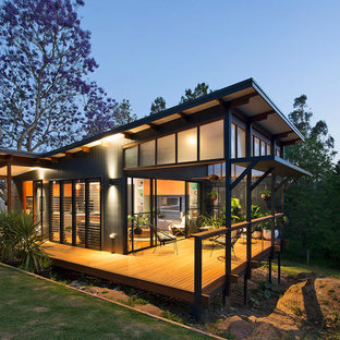 75 Beautiful Black Flat Roof Pictures & Ideas | Houzz