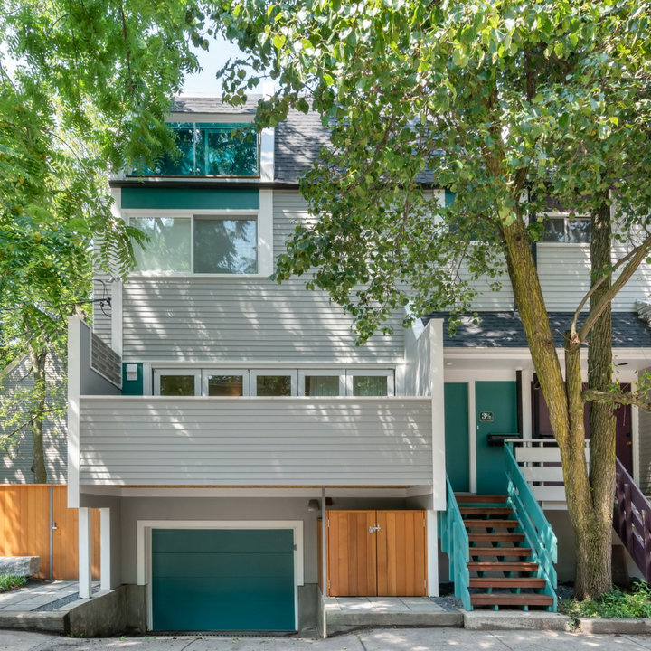 75 Modern Exterior Home with a Gambrel Roof Ideas You'll Love - July ...