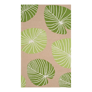 Safavieh Martha Stewart Lily Pad Rug, Brown Alpaca, 3'x5' - Tropical ...