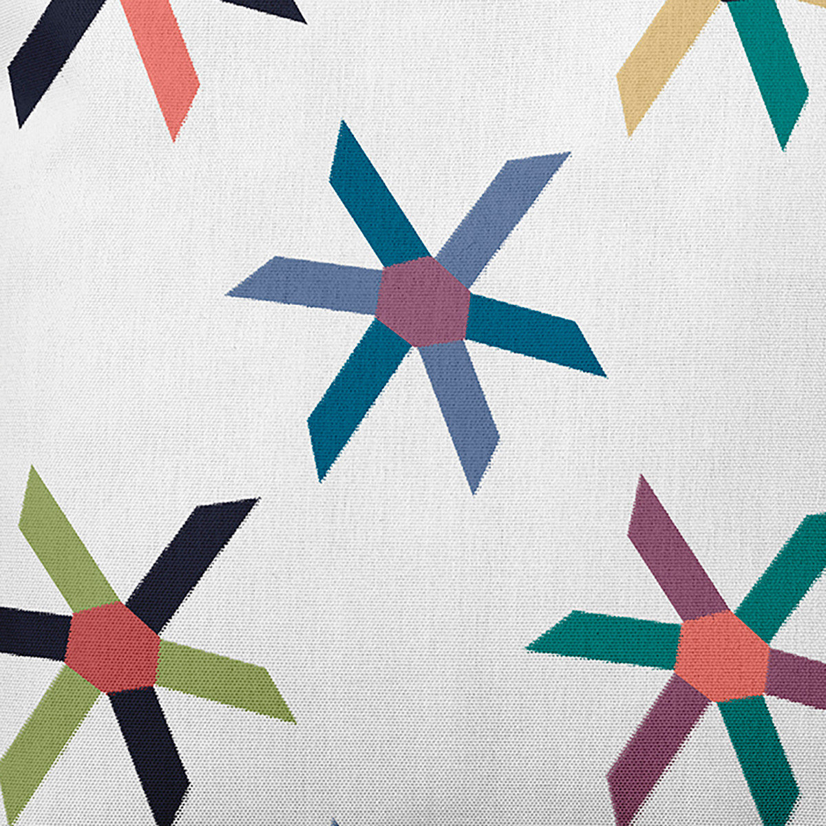 Pinwheel Pop, Geometric Print Outdoor Pillow, 18"X18" - Contemporary ...