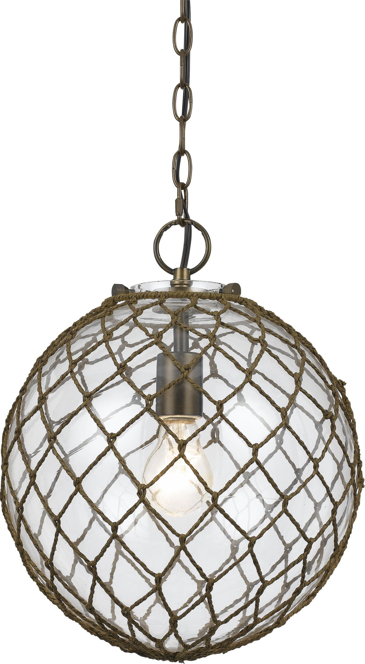 Rope Pendant Lamp - Beach Style - Pendant Lighting - by HedgeApple | Houzz