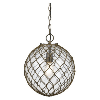 Rope Pendant Lamp - Beach Style - Pendant Lighting - by HedgeApple | Houzz