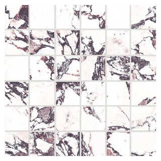 Touche 2" Square Rubis Porcelain Floor and Wall Tile - Contemporary ...