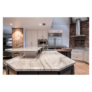 Modern Brick Kitchen - Transitional - Kitchen - Phoenix - by ABT Home ...