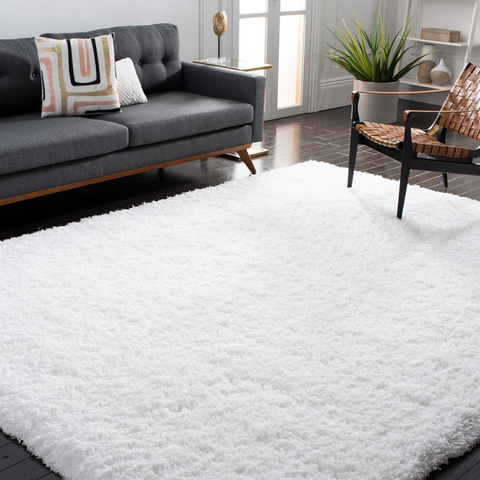 Safavieh Polar Shag Collection PSG800 Rug, 3' Square - Contemporary ...