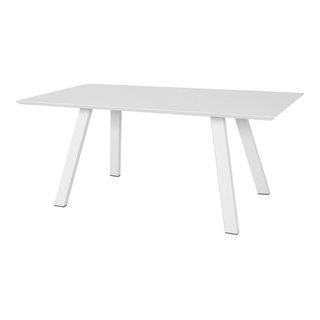 Sunset Rectangular Coffee Table, White - Contemporary - Coffee Tables - by Pangea Home | Houzz