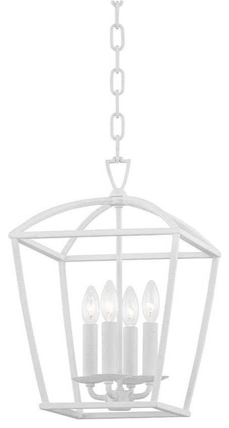 Hudson Valley Bryant 4 Light Small Pendant, White Plaster - Traditional ...