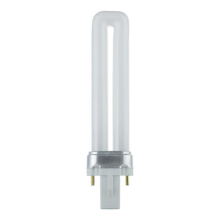 Sunlite 7 Watt Pl 2 Pin Single U Shaped Twin Tube, G23 Base, Soft White ...