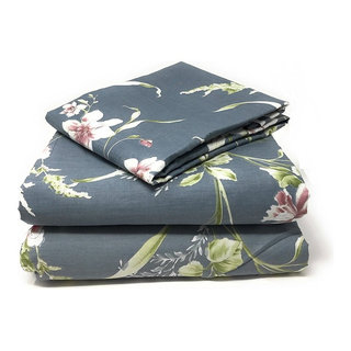 Pattern Flat Sheets, Twin - Contemporary - Flat Sheets - by Tache Home ...