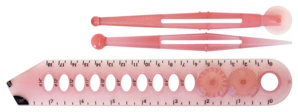 RSVP Pink Pastry Compass - Contemporary - Pastry Scrapers - by ...