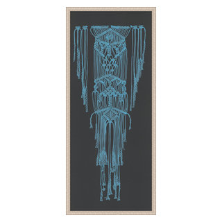 Macrame On Grey 3, Giclee Reproduction Artwork, 21.5x49.5 ...