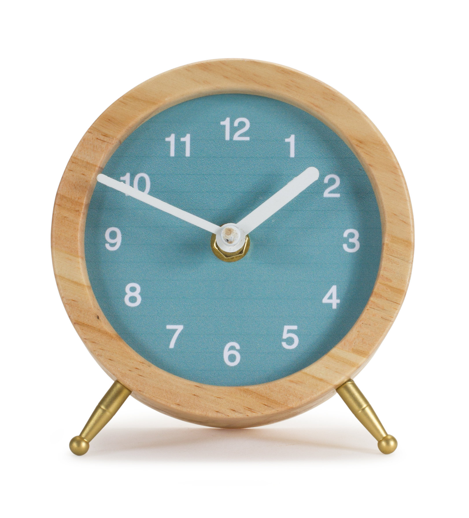 Wooden Desk Clock - Midcentury - Wall Clocks - by Melrose International ...