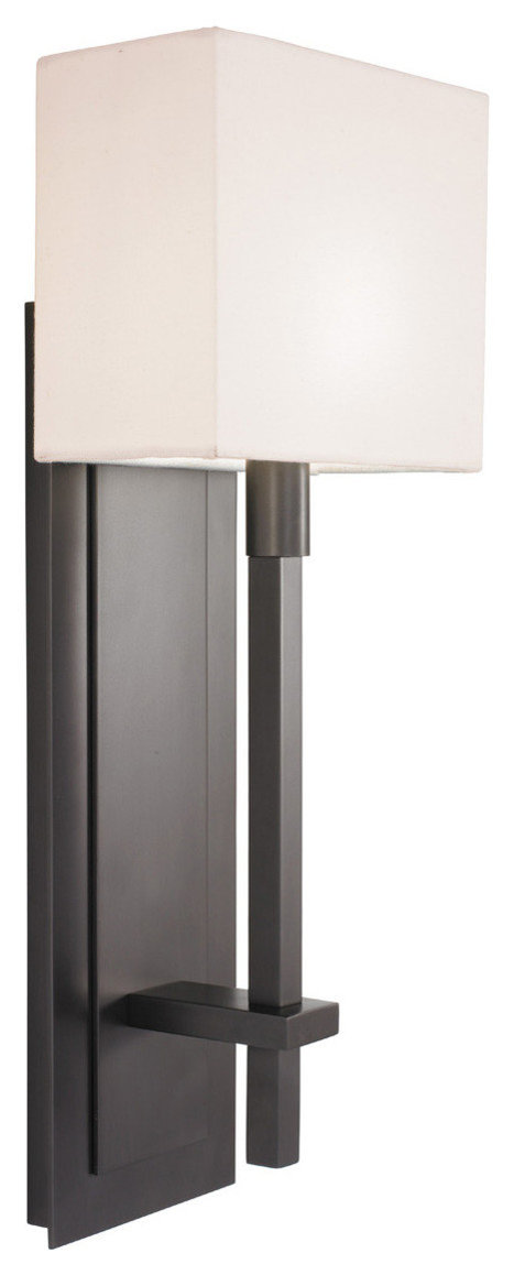 Montana Tall Sconce With Off-White Shade - Transitional - Wall Sconces ...