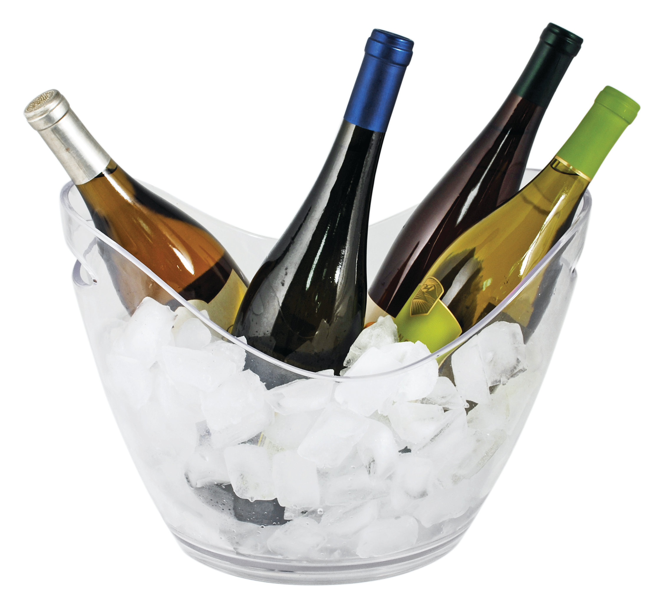 Modern 4-Bottle Ice Bucket - Contemporary - Ice Tools And Buckets - by ...