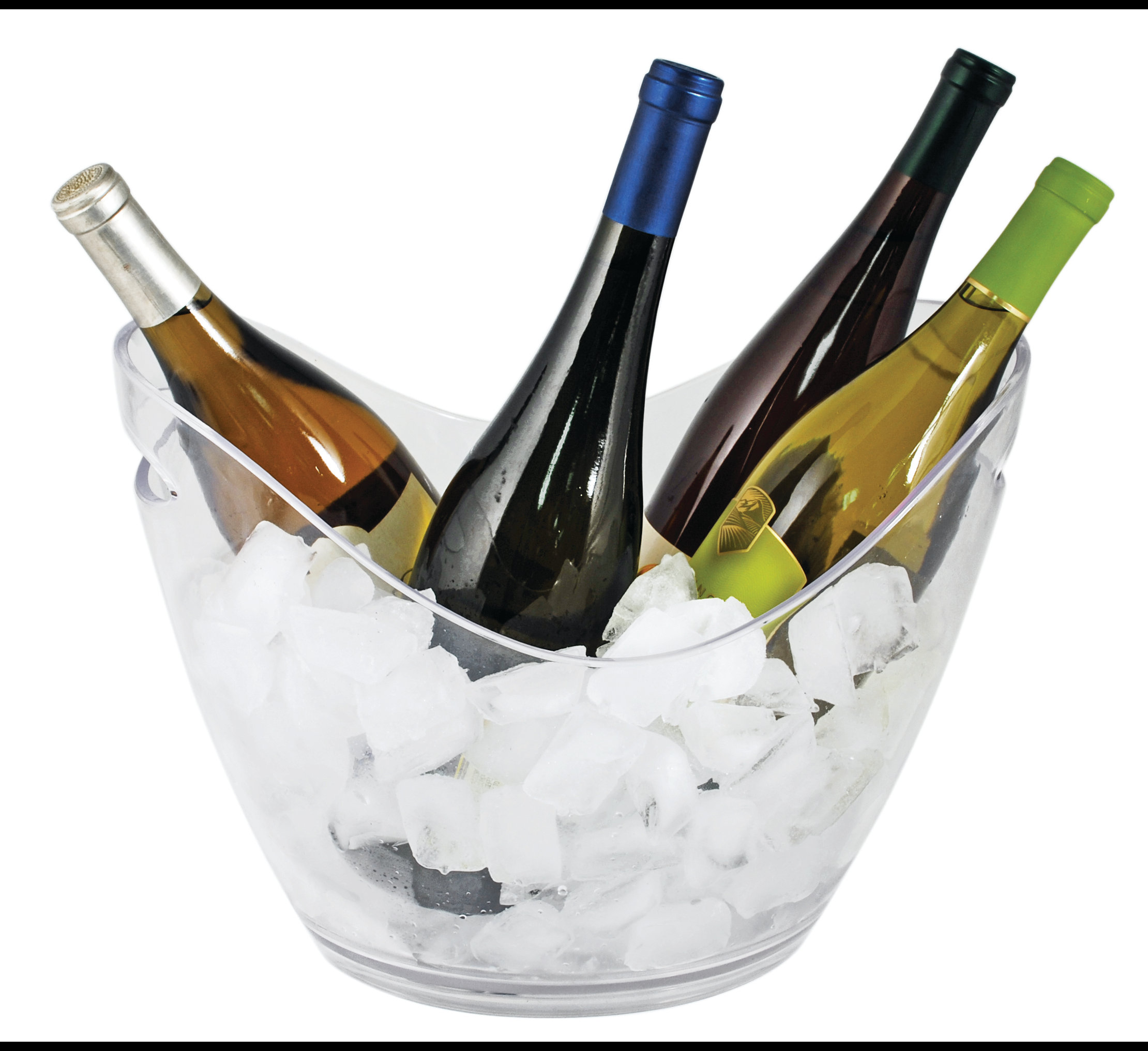 Modern 4-Bottle Ice Bucket - Contemporary - Ice Tools And Buckets - by ...