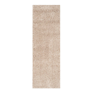 Safavieh California Shag Sg151-1313 Rug, Beige, 2'3"x17'0" Runner ...