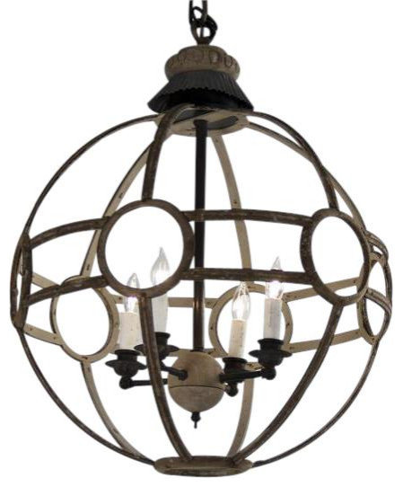 Luca Collection Elm Chandelier, Ebony - Contemporary - Chandeliers - by ...