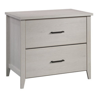 Pemberly Row Engineered Wood Lateral File Cabinet in Glacier Oak ...