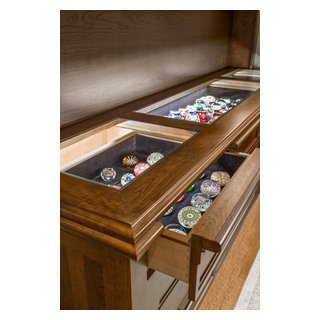 Home Office - Needham Custom Home - 05 - Traditional - Home Office ...