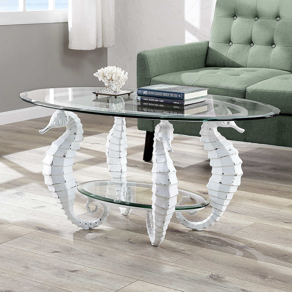 Seahorse Coffee Table - Beach Style - Coffee Tables - by SPI | Houzz