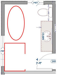 8x11 bathroom design