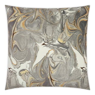 Juno Pillow - Greystone, 24" x 24" - Contemporary - Decorative Pillows ...