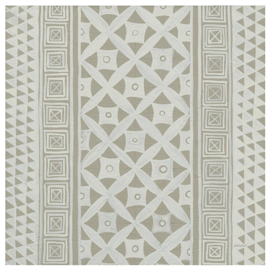 "Bambala VI" Digital Paper Print by Kathrine Lovell, 20"x20", 18"x18 ...