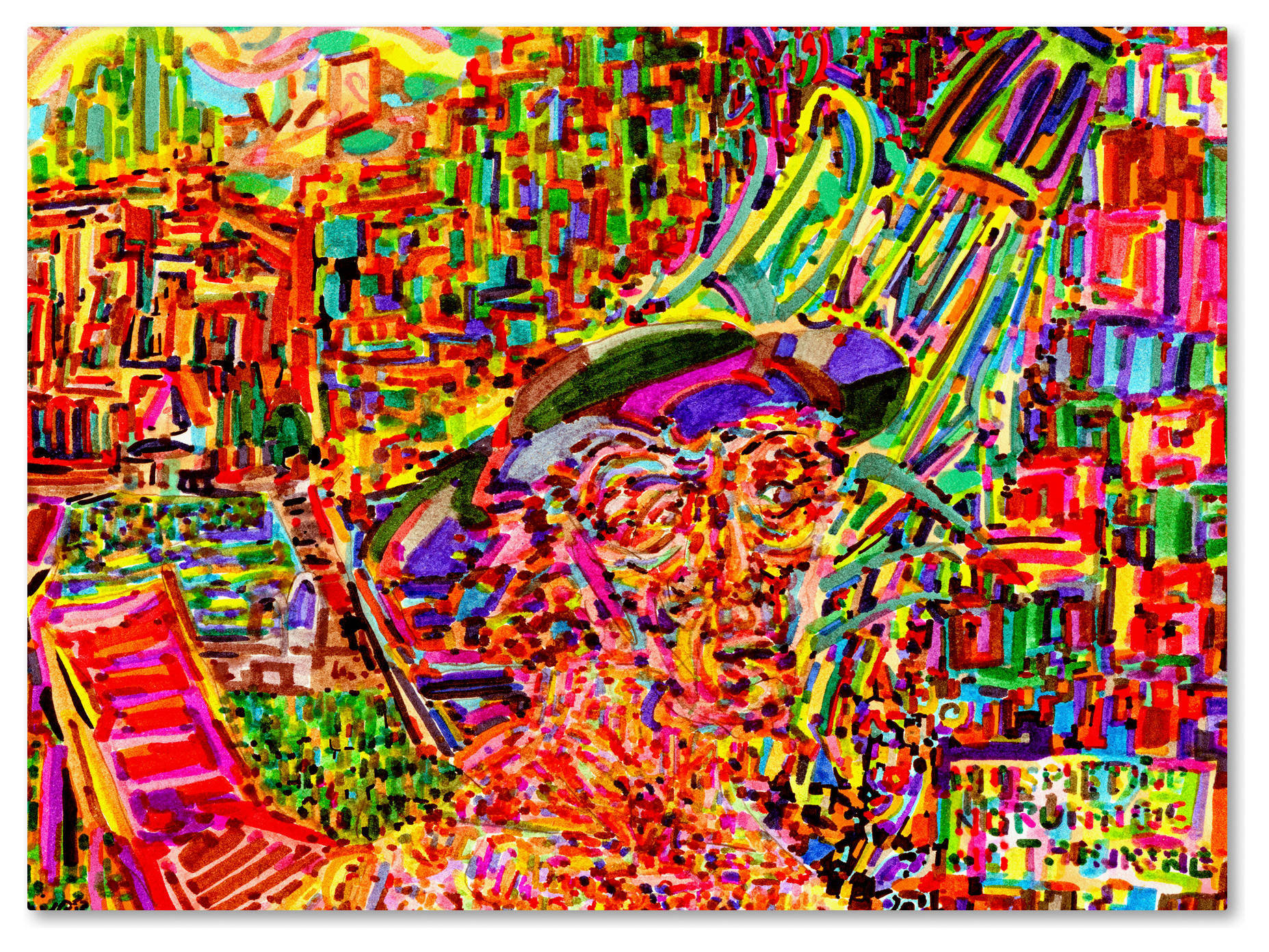 Josh Byer 'Summer Shower' Canvas Art, 24"x 18" - Contemporary - Prints ...