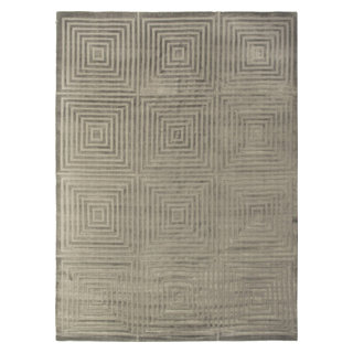 Exquisite Rugs Dove Embossed Dove Embossed Rug Rug, 6'x9 ...
