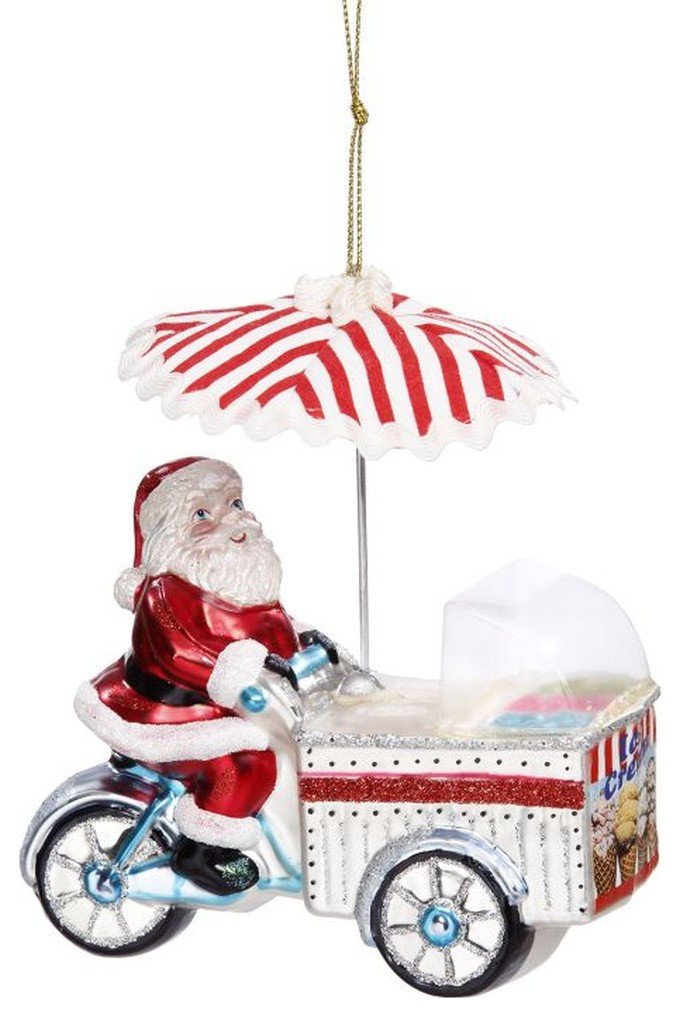 Mark Roberts 2020 Collection Santa-Foots Ice Cream Cart 5" Figurine ...