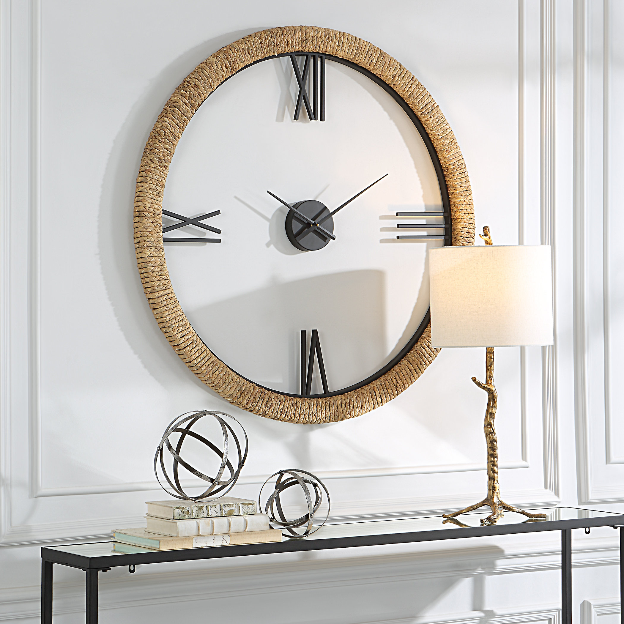 Uttermost Montecito Coastal Modern Wall Clock - Beach Style - Wall ...