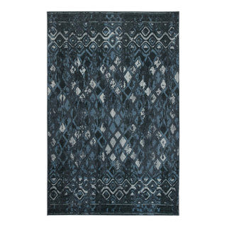 Mohawk Home Eliseo Navy 5' x 8' Area Rug, 8' x 10' - Scandinavian ...